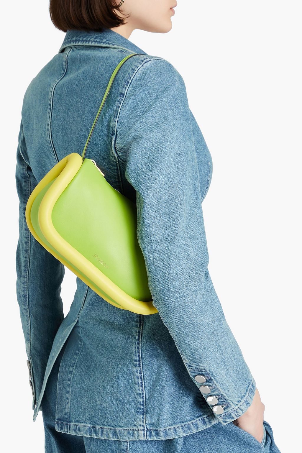 JW ANDERSON Bumper 15 two-tone leather shoulder bag – chic design ...